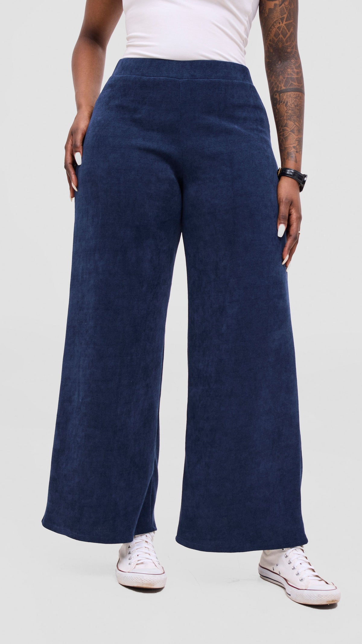Vivo Selah Straight Leg Pants - Navy | Vivo Fashion Group Kenya