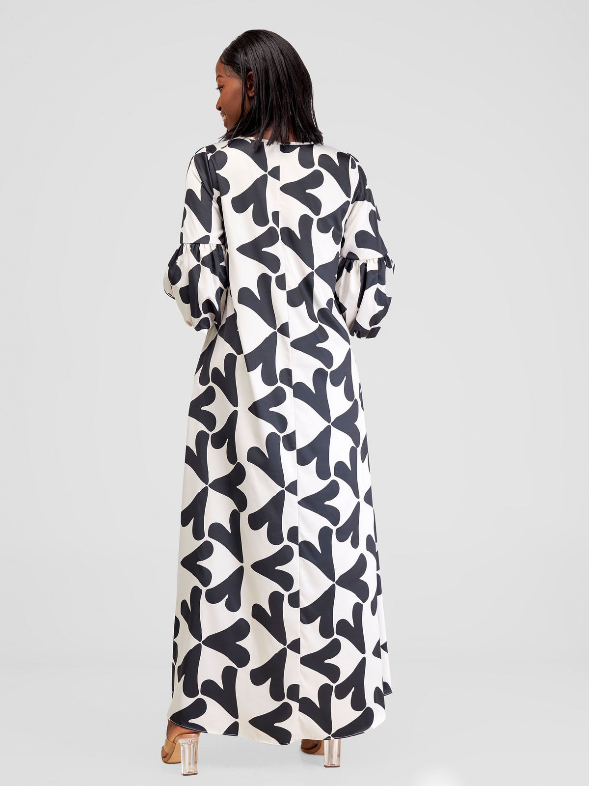 Vivo Hanabi Tent Maxi Dress - White / Black Zawi Print (Copy) | Vivo ...