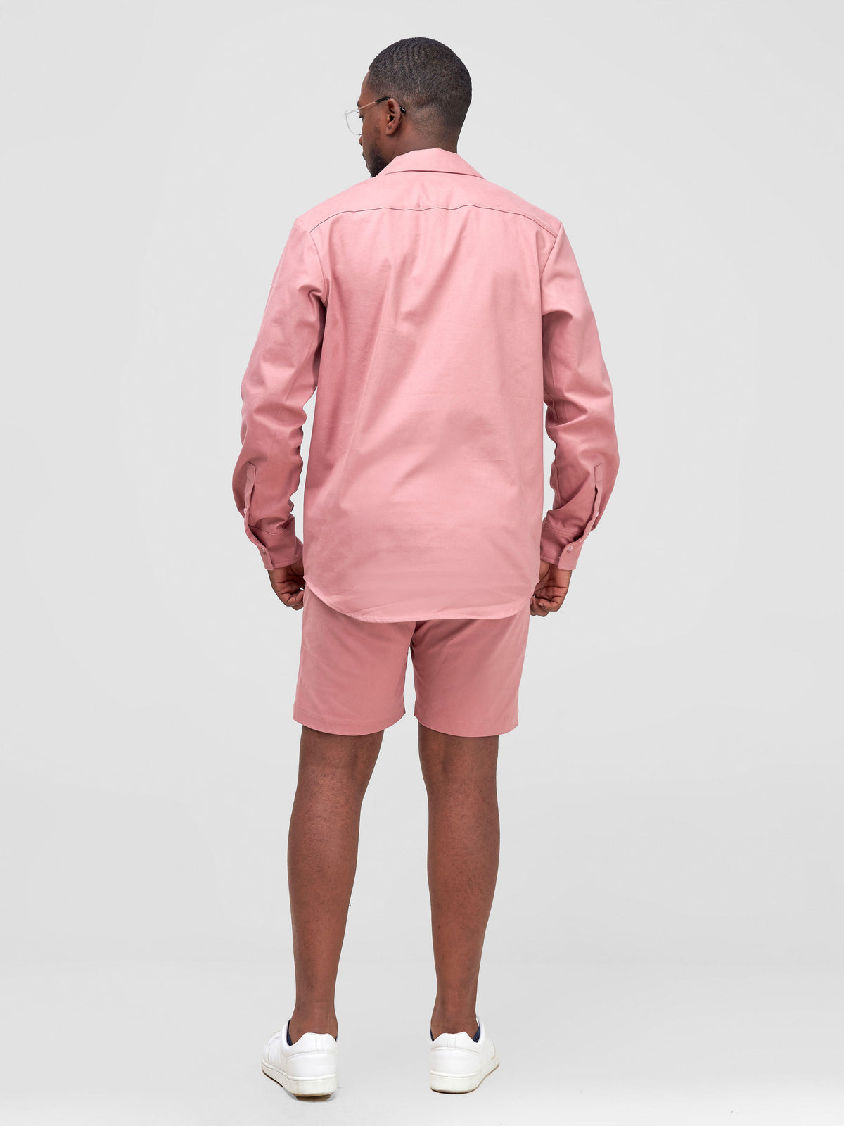 Safari Men's Shacket - Coral | Vivo Fashion Group Kenya
