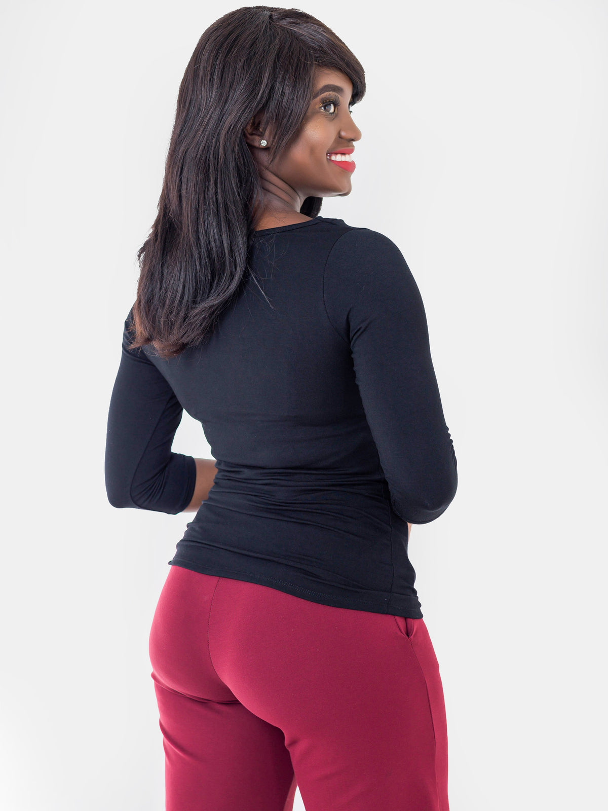 Vivo Everlyne Cowl Top - Black | Vivo Fashion Group Kenya